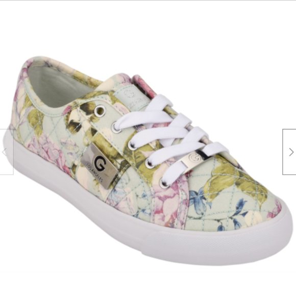 Guess | Shoes | G By Guess Gbg Los Angeles Backer Floral Sneaker Women ...